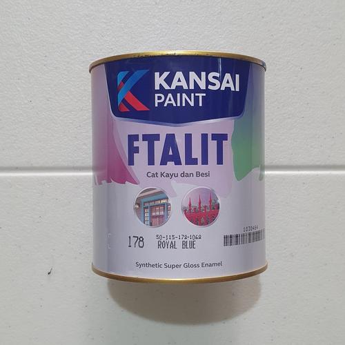 Jual Cat Ftalit Royal Blue-178 / Cat Minyak / Cat kayu / Cat Besi - 1 ...
