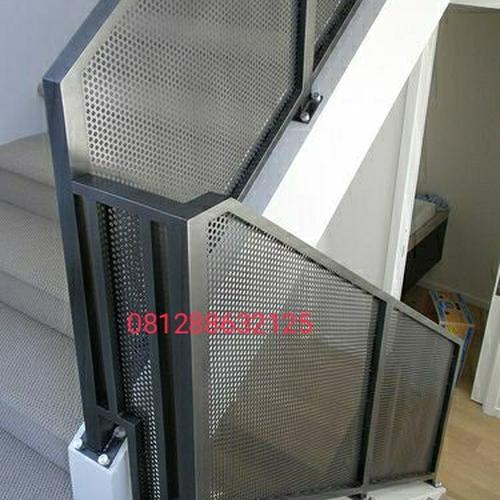 Jual railing tangga minimalis modern (plat perforated) - Kota Bekasi ...