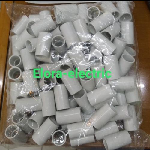 Jual Sock Pipa Conduit 20mm Merk Polos Murah/Socket Sambungan Pipa ...