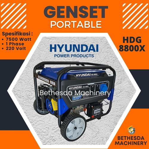 Jual Generator Serbaguna HDG 8800 x Genset Portable 8000 Watt Hyundai ...