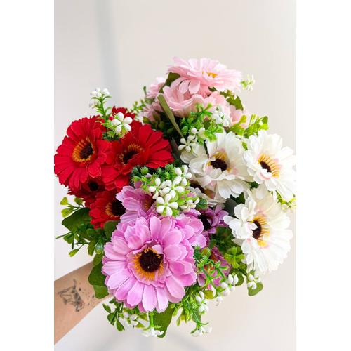 Promo Buket Bunga Gerbera - Buket Bunga Plastik Krisan Daisy - Properti ...