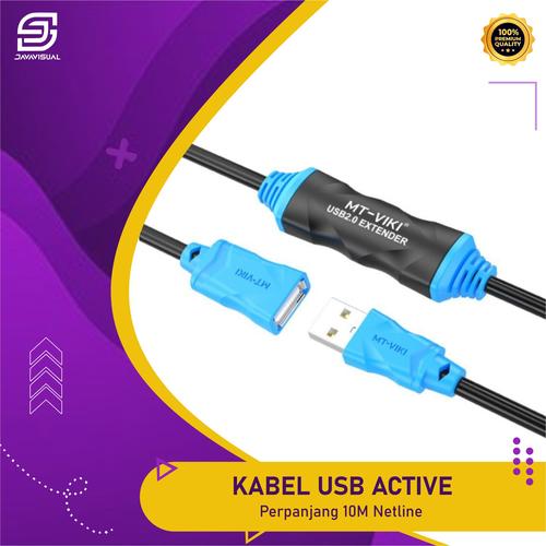 Jual Kabel USB 2.0 Extension 10m Aktif Usb perpanjang Cable 10 Meter Active - Kota Denpasar ...