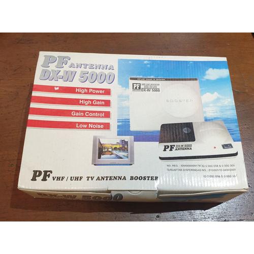 Jual Boster PF Antena DX W 5000 UHF TV Penguat Sinyal Booster Digital ...