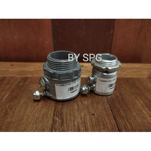 Jual P Conector Pipe To Flex 25 mm Socket Conduit Galvanis Steel ...