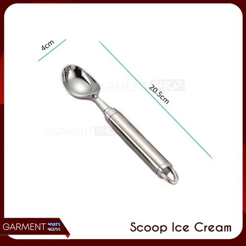 Promo Sendok Scoop Ice Cream Stainless Steel Alat Skop Es Krim Bulat ...