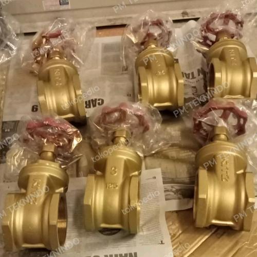 Jual Gate Valve Kuningan KITZ Drat 1/2"inch/ Original Kitz / Asli Kitz ...