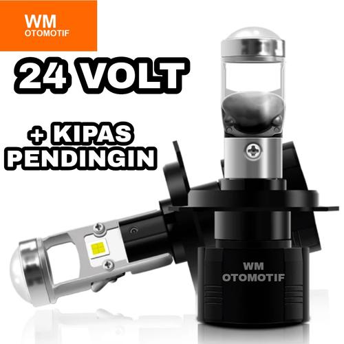 Jual Lampu LED Utama 24 Volt Projector Mini Depan H6 H7 H4 Truk Bus Canter - Jakarta Selatan ...