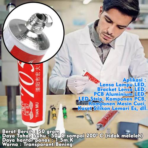 Jual TianMu Grey Glue Lem Silikon Memiliki Sifat Isolasi Listrik Thn ...
