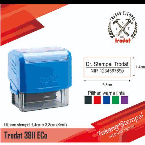 Jual trodat 3911 stempel custom perusahaan nama nik otomatis dokter - Kota Surabaya - tukang ...