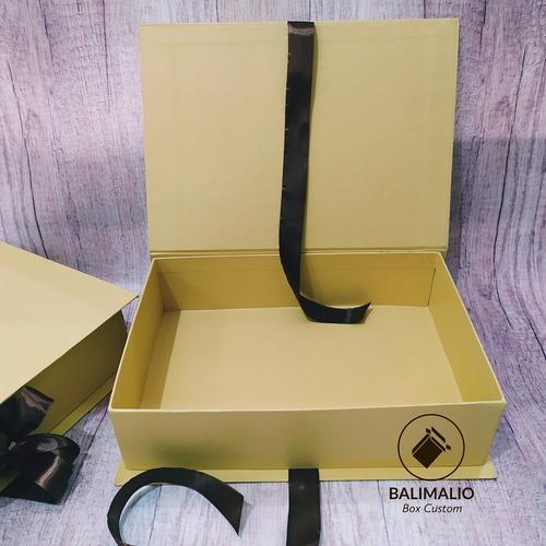Jual BOX MODEL BUKU 25x20x8/ BOX MAGAZINE / KOTAK KADO / BOX HAMPERS ...