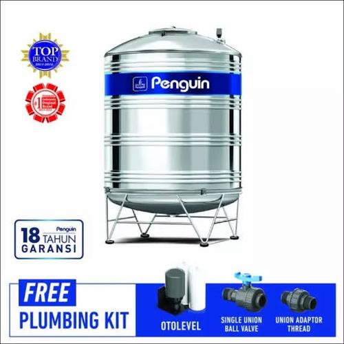 Jual TANKI / TOREN STAINLESS STEEL PENGUIN TBSK 1000 (1000liter) + KAKI ...