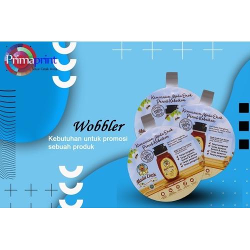 Jual CETAK SIGNAGE / WOBBLER FULL COLOR + MIKA UK 12cm order khusus - Jakarta Barat - Prima ...