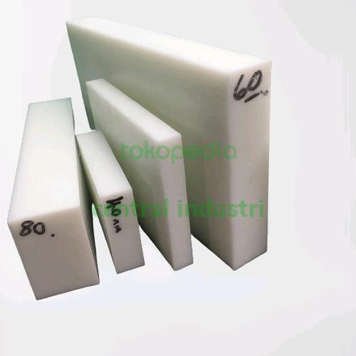 Jual polyethylene sheet / nylon lembaran tebal 50mm 6cm x 45cm - Jakarta Barat - central ...