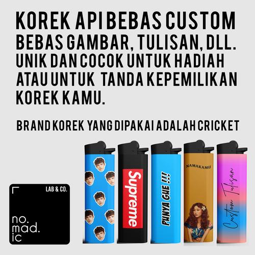 Jual Korek api mancis cricket custom unik termurah gambar foto sendiri ...