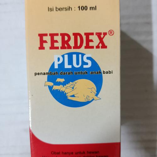 Jual FERDEX PLUS 100 ml - Penambah Darah Anak Babi Zat Besi Hewan ...