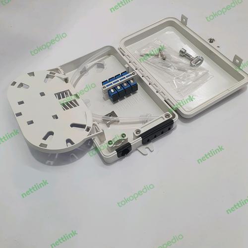 Jual odp 4 core sc lengkap adapter/ otb odf / roset 4 core sc tanpa ...