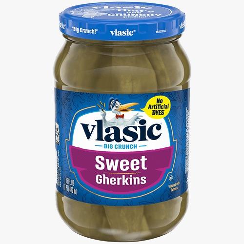 Jual VLASIC SWEET GHERKINS 16OZ (473ML), ACAR TIMUN,BOTOL BELING ...