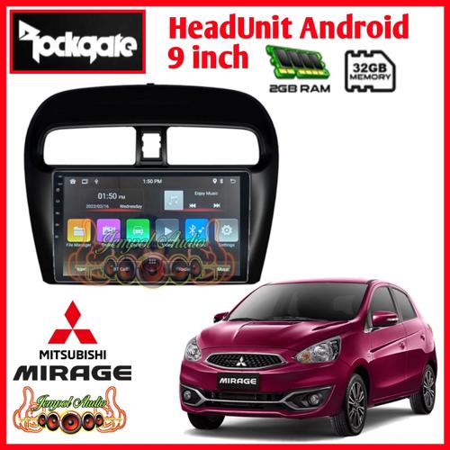 Jual Head Unit Android Rockgate 9 Inch OEM Mitsubishi Mirage Ram 2/32 ...