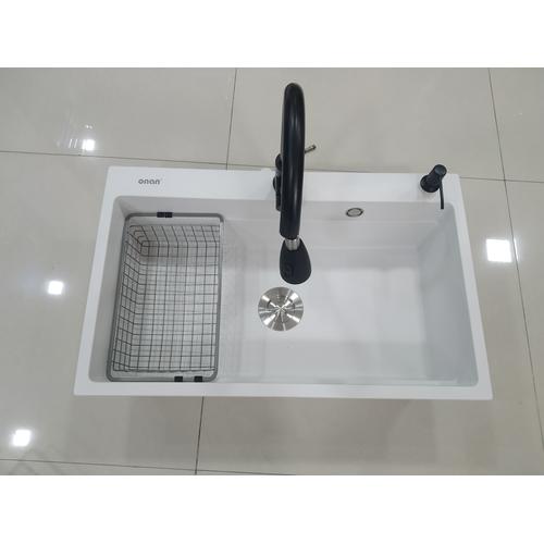Jual Kitchen Sink Granit Onan 8050 Ivony White dengan kran - Kota Medan ...