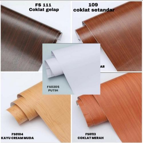 Jual stiker sticker motif kayu furnitur meja lemari - 120 x 200 ...