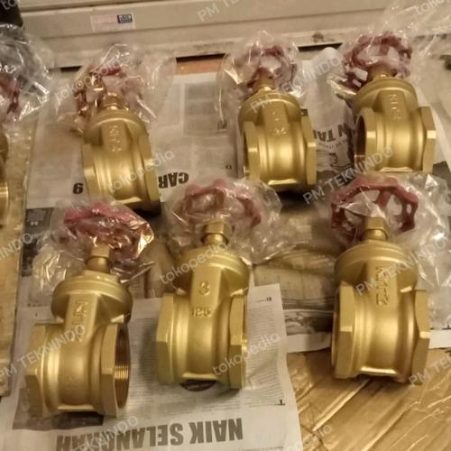Jual Gate Valve Kuningan Kitz Drat 3" inch / Original Kitz / Asli Kitz ...