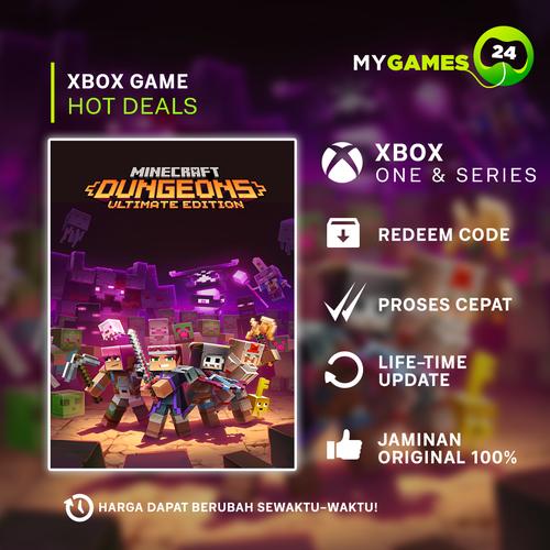 Jual Minecraft Dungeons ultimate edition xbox one series X|S redeem ...