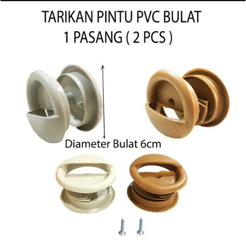 Jual Tarikan Pintu Bulat Pvc Handle Kamar Mandi Plastik Handel Wc ...