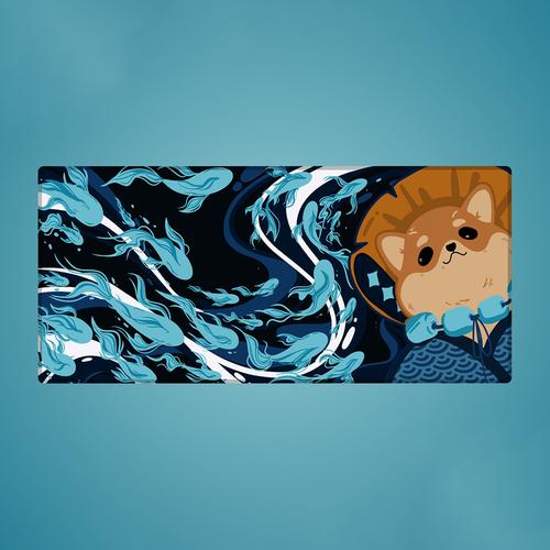 Jual Deskmat Mouse Pad | Unsleashed Theme Shimurai Inu - 700x300, 3 mm ...