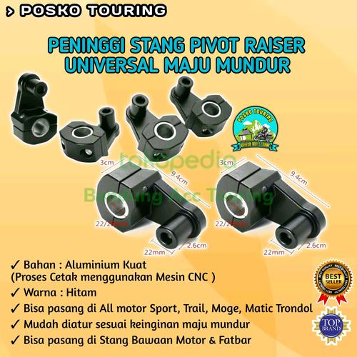 Jual Pivot Raiser Peninggi Stang Maju Mundur Universal Adjustable ...
