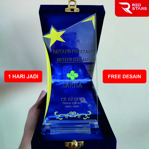 Jual Plakat / Vandel / Trophy Akrilik Print UV 10x21cm mood - 10x21cm ...