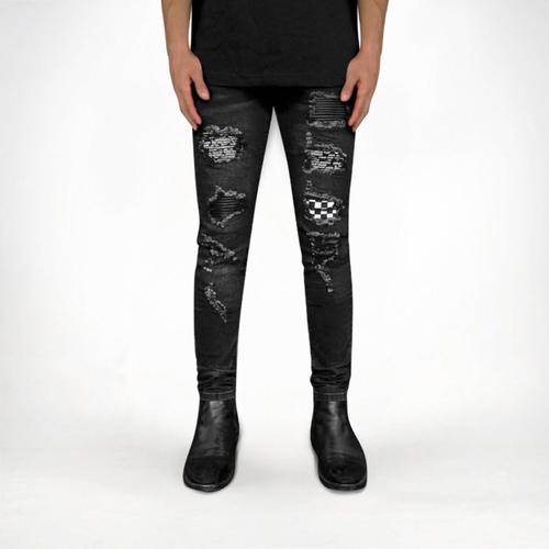 Jual CELANA RUCAS SEASON 9 GRAND COMBINATION BLACK JEANS |BRAND NEW ...