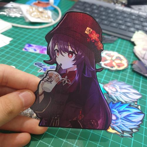 Jual Sticker Hologram Anime Besar - PSH1092 - Hu Tao - Jakarta Utara ...