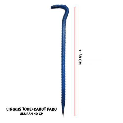 Jual Linggis Besi Kecil Ukuran 35 cm , 40 cm Linggis toge cabut paku ...
