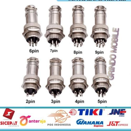 Jual CONNECTOR CB 2 PIN MALE-FEMALE GX 20mm - Jakarta Pusat - GRINDO ...