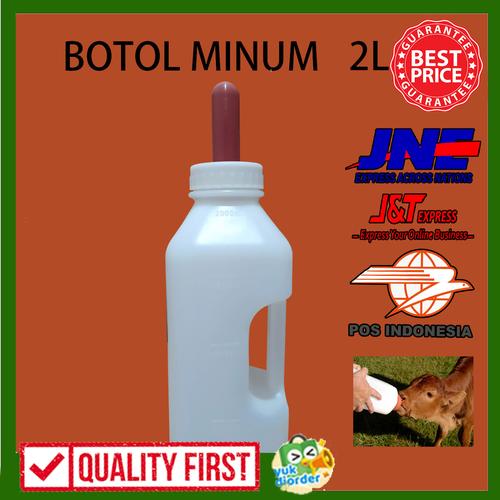 Jual Botol minum untuk anakan sapi / kambing / babi / kuda ukuran 2L ...