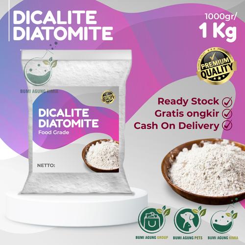 Jual DICALITE DIATOMITE 1KG Diatomaceous Earth Powder 1 KG - Jakarta ...
