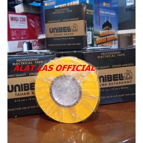 Jual Isolasi Unibel Pro / Isolasi Listrik Size 0,15 x 19mm x 20mtr ...
