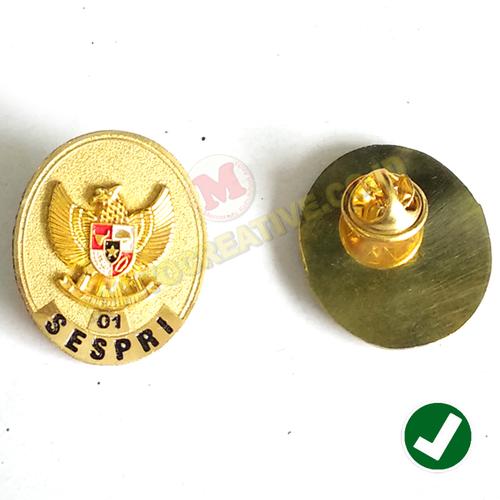 Jual Pin Protokol Garuda Lencana Protokol Oval Pengait Jarum Rantai ...