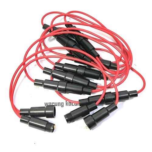 Jual Fuse Holder TABUNG rumah sekring kaca kabel socket soket tempat ...