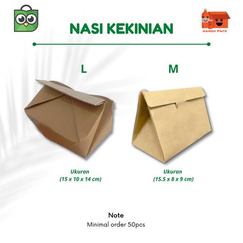 Jual Kertas Nasi Bungkis Kekinian |Box Nasi Bungkus Kekinian | Food ...