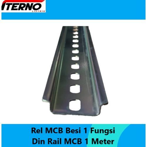 Jual Rel MCB Besi 1 Fungsi 1M Din Rail MCB Besi 1 Meter - Kota ...