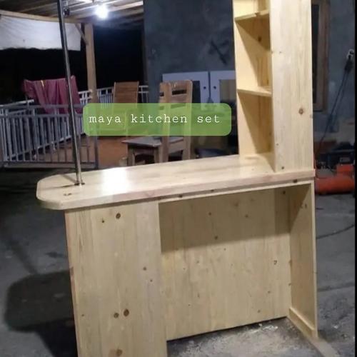 Jual mini bar minimalis kayu jati belanda /mini bar Dapur promo - Kota ...