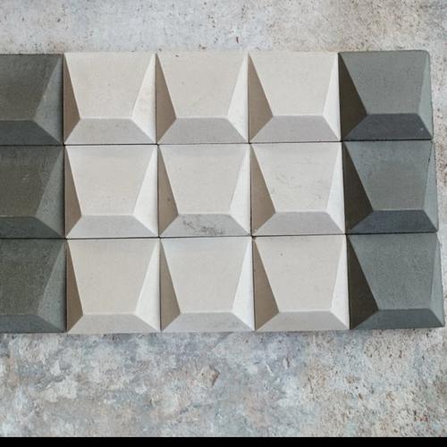 Jual roster minimalis tempel mozaik 3d - Putih - Kota Depok ...