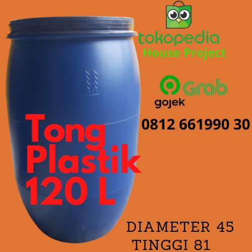 Jual Tong / Tong Plastik / Tong Biru / Tong Sampah / Biru Baru 120 L ...