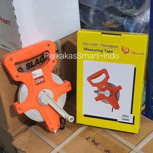 Jual meteran tancap tanah 30m/meteran gulung ukur tanah 30 meter ...