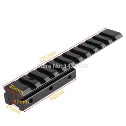 Jual RAISER PICATINNY RAIL Adapter Converter MOUNT REL PENINGGI 11mm to ...