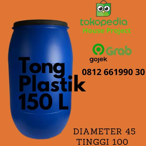 Jual Tong / Tong Plastik / Tong Biru / Tong Sampah / Biru Baru 120 L ...