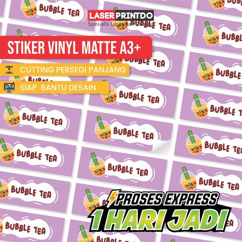 Jual Cetak Label Stiker VINYL MATTE Print & Cut - Kab. Tangerang ...