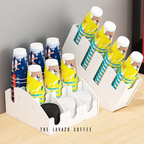 Promo PAPER CUP HOLDER RACK | Rak Organizer Coffee Cup Complete Slot ...