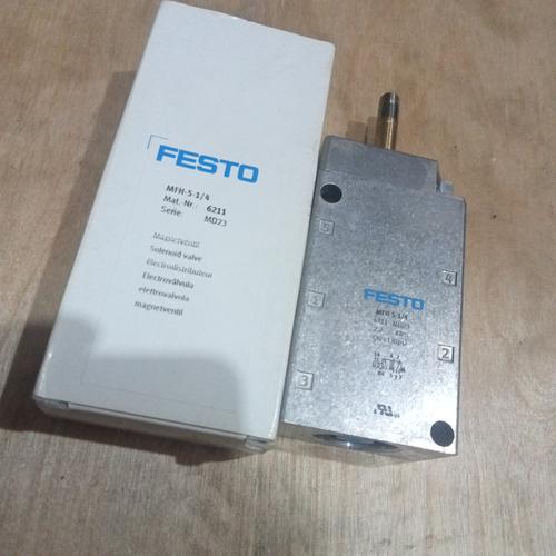 Jual FESTO MFH-5-1/4 SOLENOID VALVE FESTO P/N 6211 1/4" Original ...